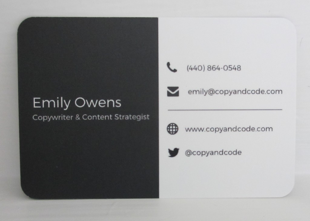 Copy and Code, Inc » Copy and Code Unveils Fresh Business Cards